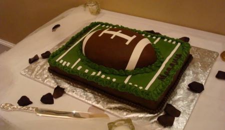 Notre Dame Football Groom's Cake - CakeCentral.com