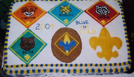 Cub Scout - Boy Scout Crossover Cake - CakeCentral.com
