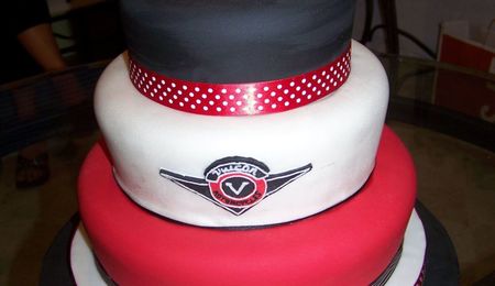Nebraska Husker Theme Grooms Cake - CakeCentral.com