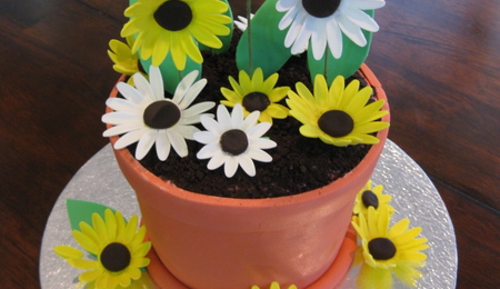 Flower Pot - CakeCentral.com