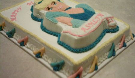Simple Cinderella Cake - CakeCentral.com