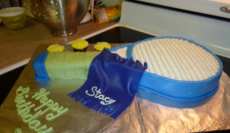 Tennis Cake - CakeCentral.com