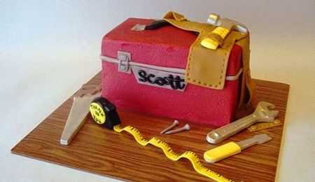 Tool Box Cake And Cookies - CakeCentral.com