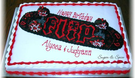 Skateboard Park Cake - CakeCentral.com
