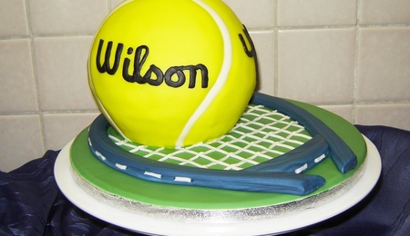 Tennis Cake - CakeCentral.com