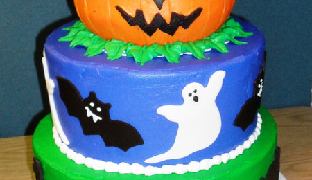 Halloween Sheet Cake - CakeCentral.com