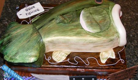 Fish Graduation Cake - CakeCentral.com