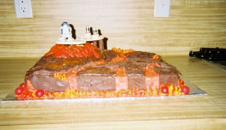 Star Wars Volcano Cake - CakeCentral.com