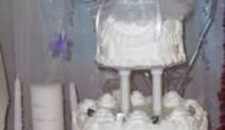 25Th Anniversary Cake - Scrollwork - CakeCentral.com