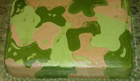 Camo Cake - CakeCentral.com
