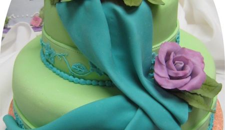 Rose Wedding Cake - CakeCentral.com