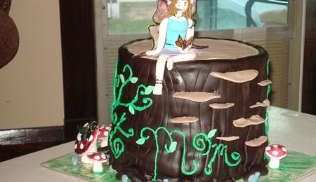 Woodland Fairy Wedding Cake - CakeCentral.com