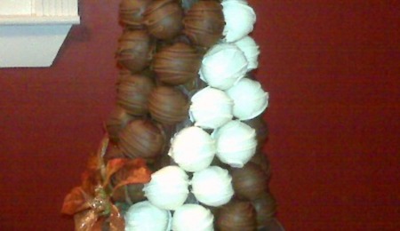Christmas Cake Ball Trees! - CakeCentral.com