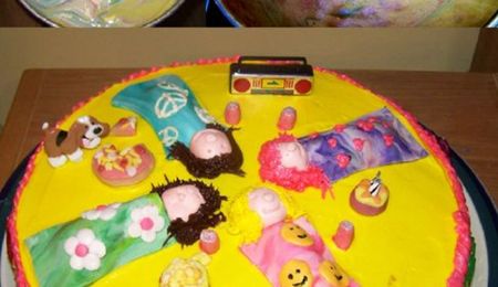 Slumber Party Cake - CakeCentral.com