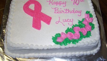 Breast Cancer Survivor Birthday Cake - CakeCentral.com