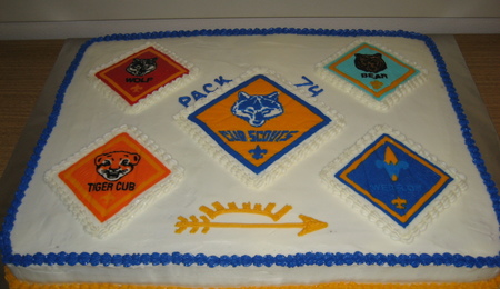 Cub Scouts Crossover To Boy Scouts - CakeCentral.com