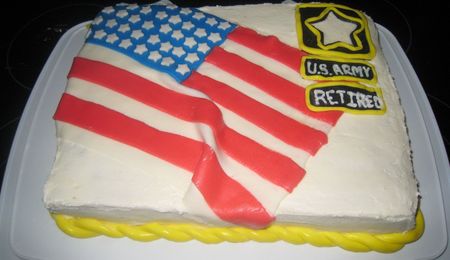 Army Retirement, 23 Yrs Of Service - CakeCentral.com