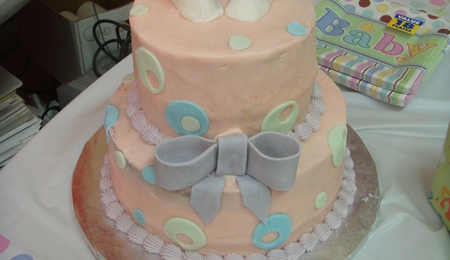 Baby Gender Reveal Cake - CakeCentral.com