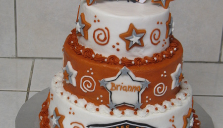 Shsu Graduation Cake - CakeCentral.com