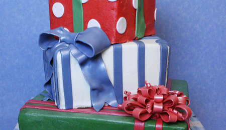 Christmas Present Cake 2011 - CakeCentral.com
