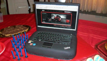 Laptop Computer Cake - CakeCentral.com