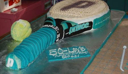 Tennis Birthday Cake - CakeCentral.com