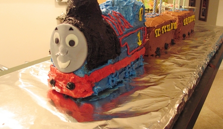 3D Train Cake - CakeCentral.com