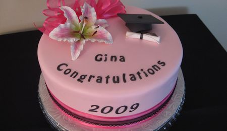 3 Step Graduation Cake - CakeCentral.com