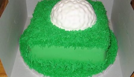 Golf Sheet Cake - CakeCentral.com