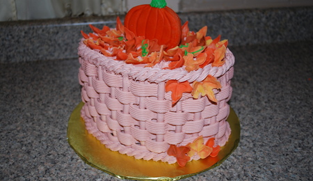 Fall Pumpkin Baskets - CakeCentral.com