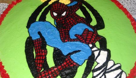 Marvel Comic Cake - CakeCentral.com