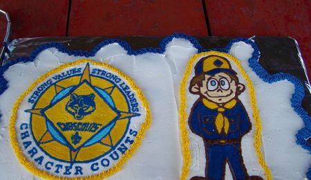 Cub Scout - Boy Scout Crossover Cake - CakeCentral.com