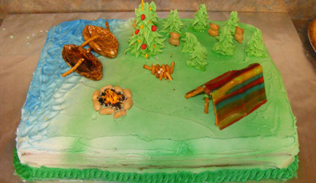 Boys Scout Camp Out - CakeCentral.com