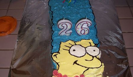 The Simpsons Groom's Cake - CakeCentral.com