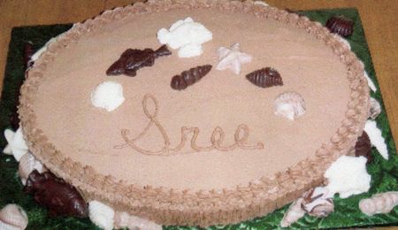 Saltwater Fish Cake With Red Snapper And Speckled Trout - CakeCentral.com