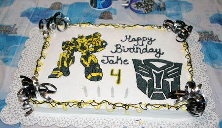 Transformers Bumblebee Car Cake - CakeCentral.com