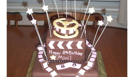 Movie/cinema Themed Birthday Cake - CakeCentral.com