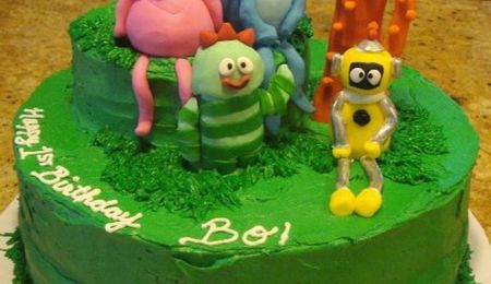 Yo Gabba Gabba Boombox Cake - CakeCentral.com