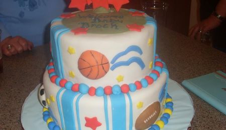 Sports Theme Cake - CakeCentral.com