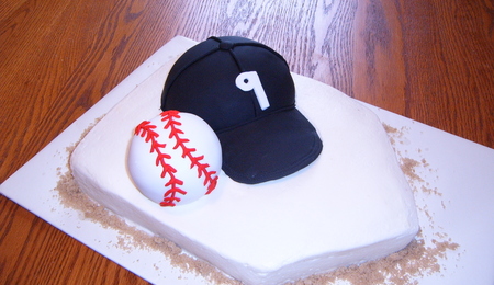 Baseball Hat Cake - CakeCentral.com