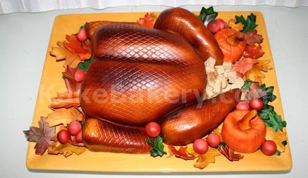Fondant Turkey Topper - CakeCentral.com