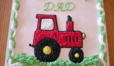 Red Tractor - CakeCentral.com