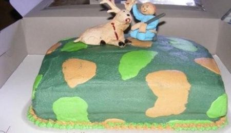Hunting Theme Cake - CakeCentral.com