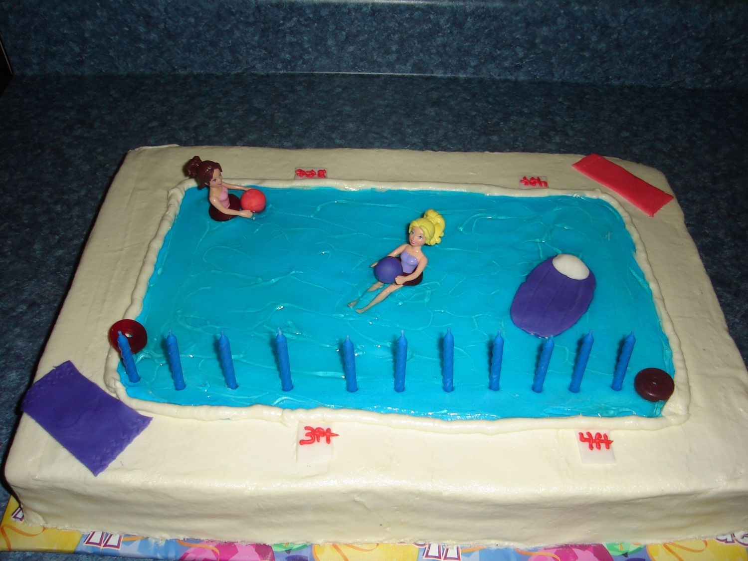 Swimming Pool Cake. - CakeCentral.com
