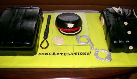 Police Academy Graduation Cake - CakeCentral.com
