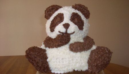 3D Panda Bear - CakeCentral.com