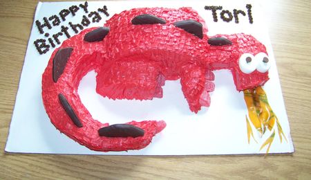 Red Dragon Cake - CakeCentral.com