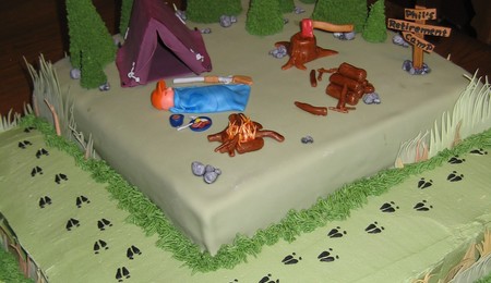 Jerod's Deer Hunting Cake - CakeCentral.com