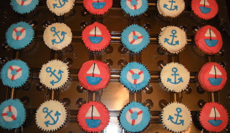 Nautical Graduation Cake - CakeCentral.com