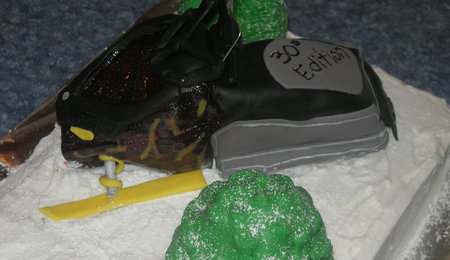 Snowmobile Cake - CakeCentral.com